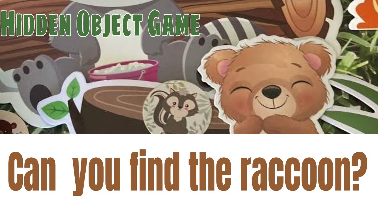 Cute Search and Find Game for Kids | Woodland Creatures | Episode 23 ...