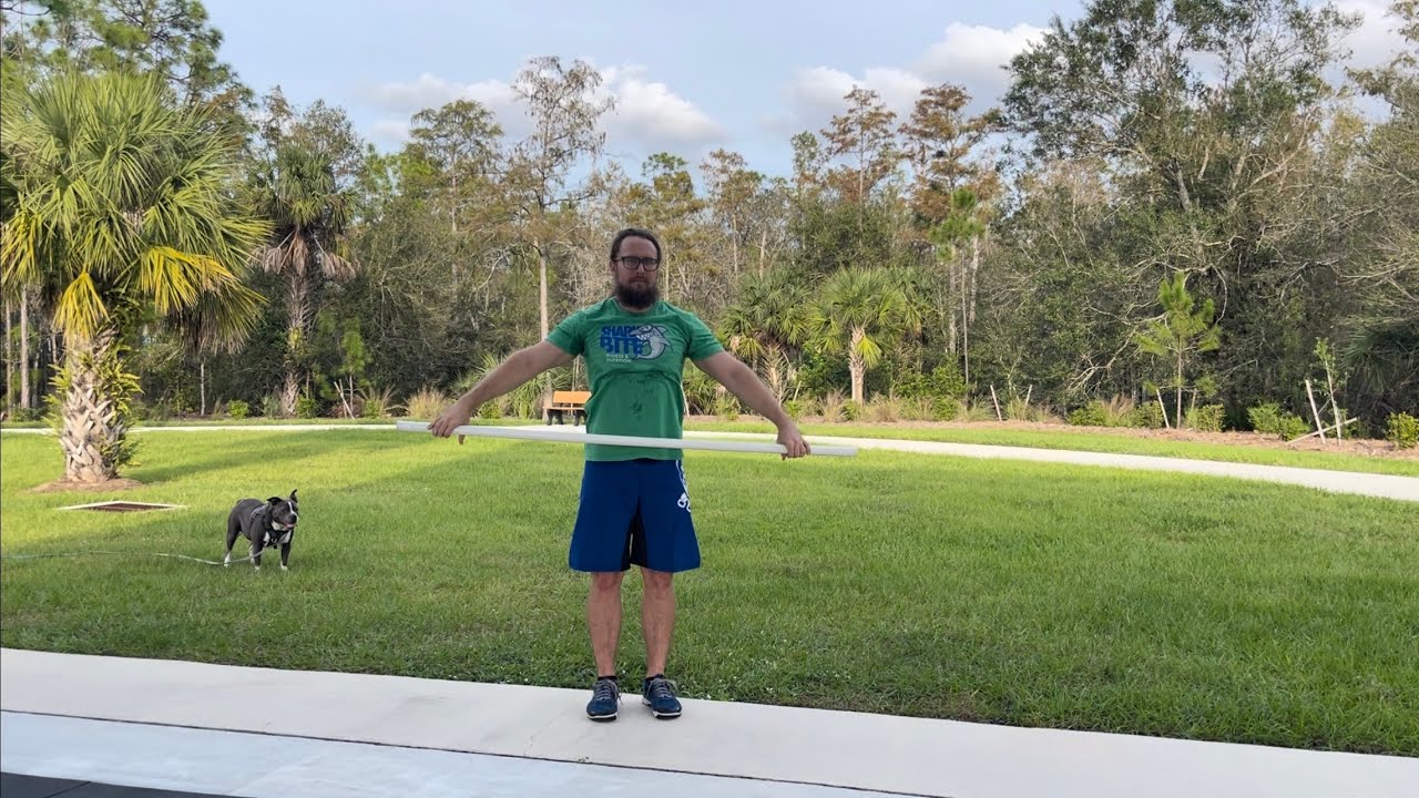 PVC Pass Through Exercise Demonstration - YouTube