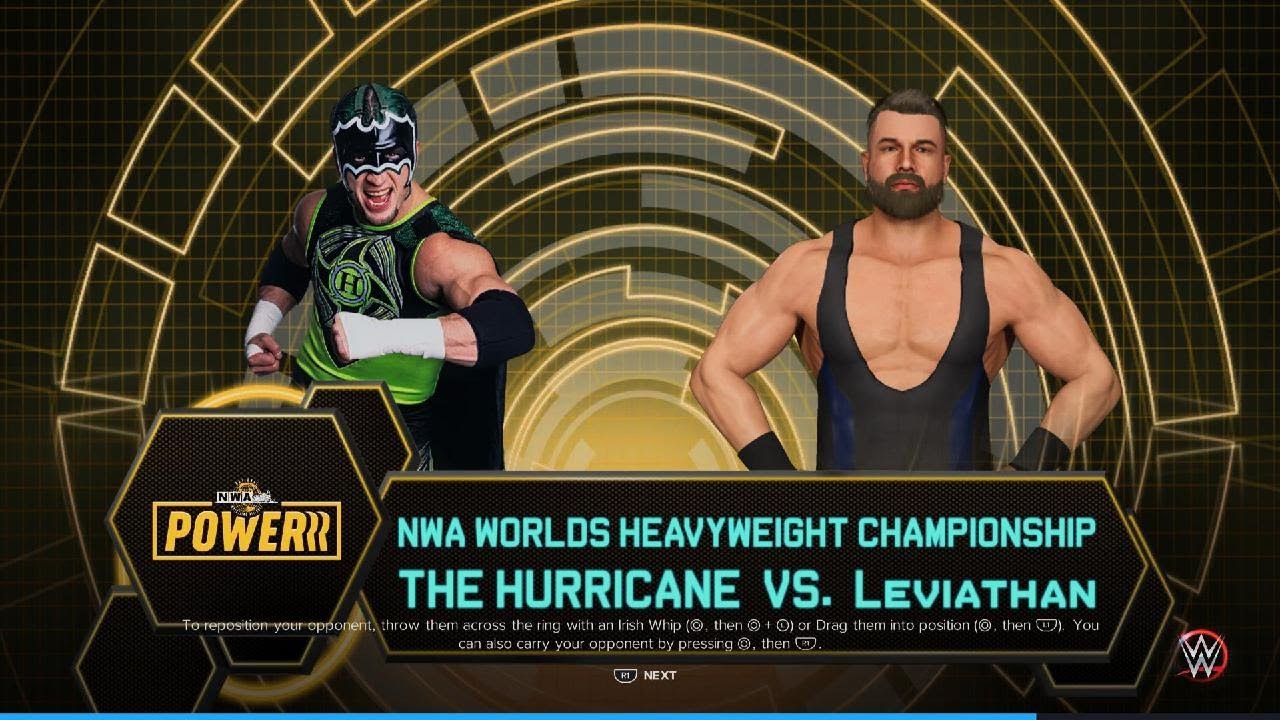 WWE 2K23 The Hurricane vs Leviathan - YouTube