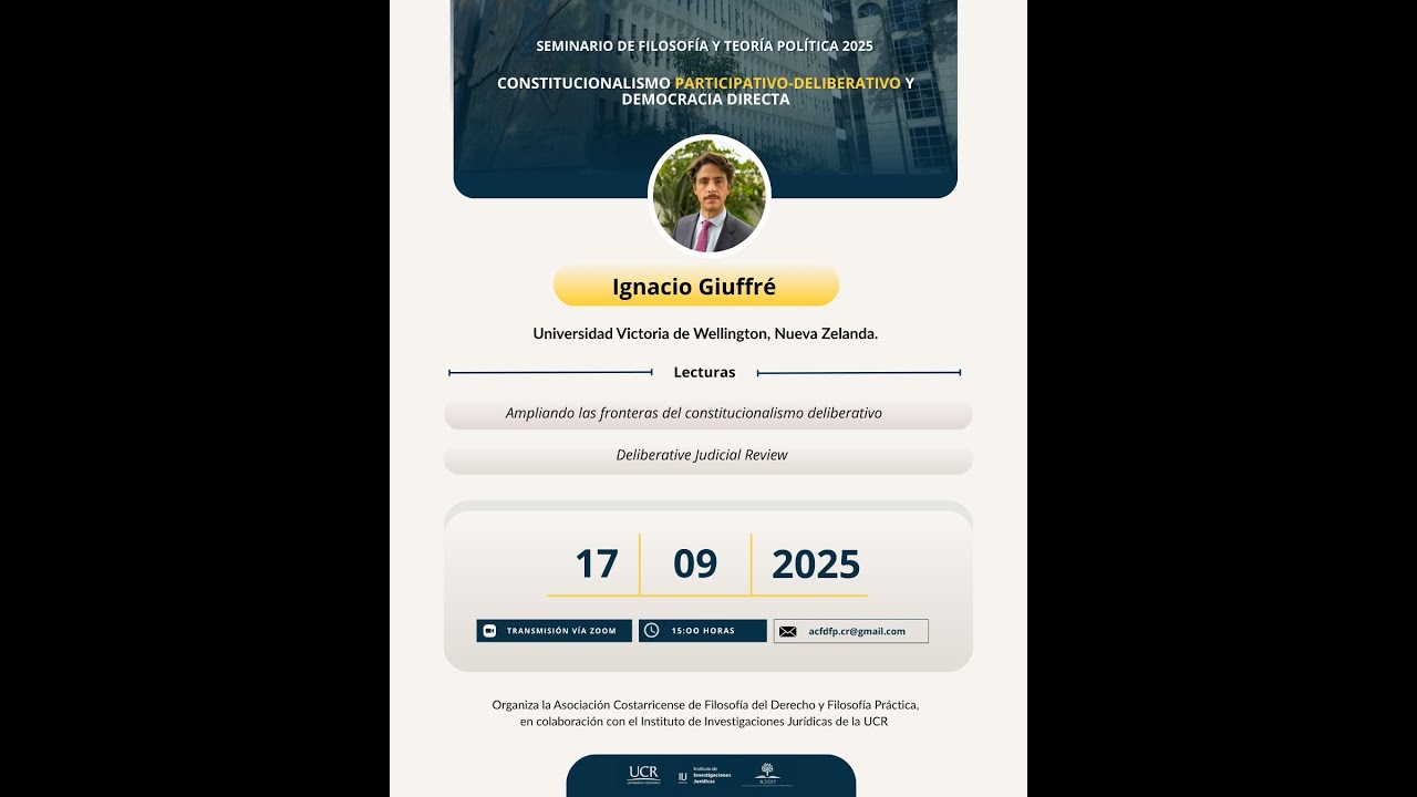 Seminario de Filosofía y Teoría Política - 2025: Ignacio Giuffré ...