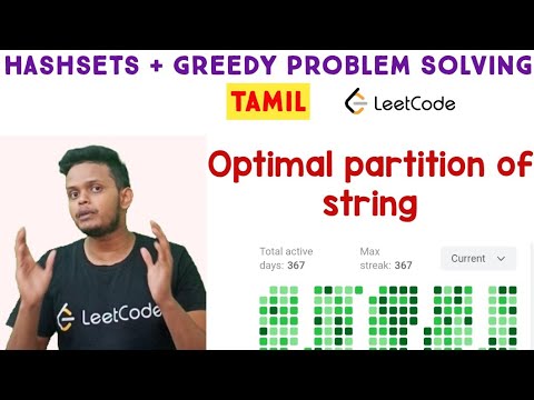 Optimal Partition of String | Leetcode | Programming in Tamil | Coding for beginners | C++ | DSA ...