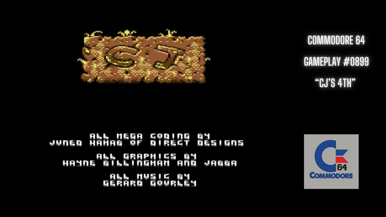 CJ's 4th (Commodore 64 / Gameplay #0899) - YouTube