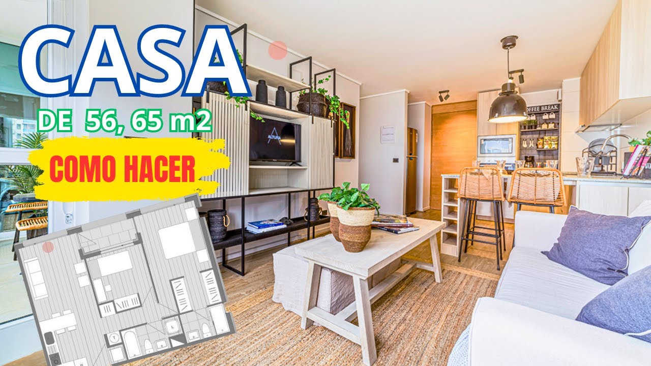 Casa ideas, de 56 m2, 65 m2, casas bonitas, casas modernas para tus ...