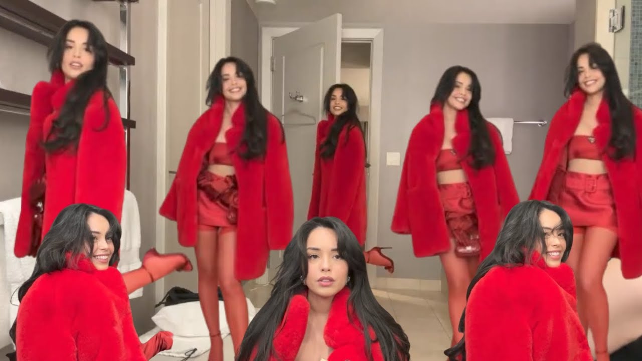Valkyrae showing her outfit for the movie premiere - YouTube