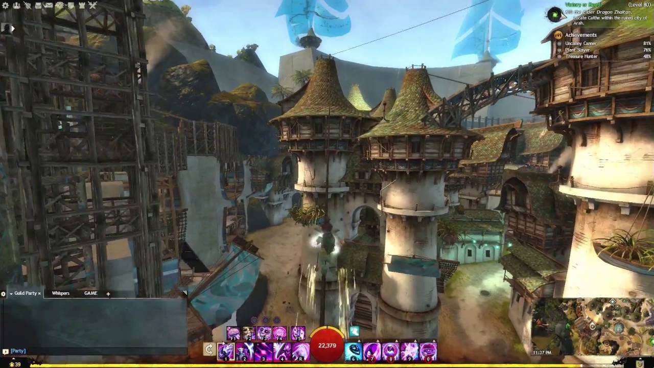 GW2 Trolls Revenge Jump Puzzle Gliding Shortcuts - YouTube