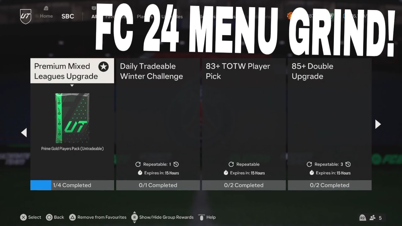 An In Depth Look Into How I Grind The Menus In FC 24 Ultimate Team ...