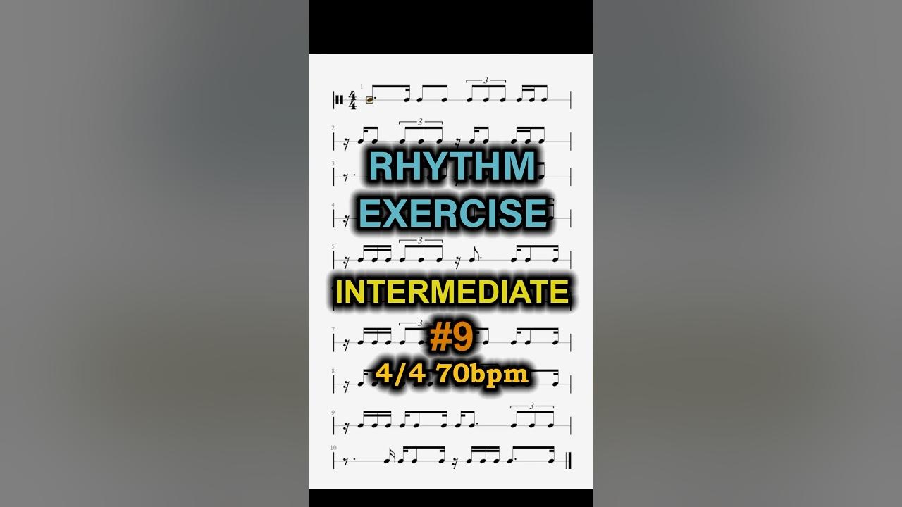 Rhythm Exercise Intermediate 9 #rhythm #rhythmexercise #eartraining ...