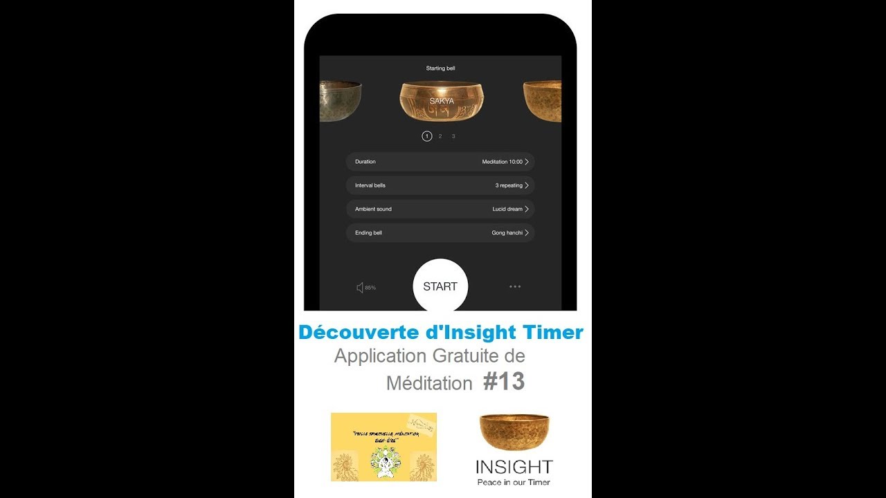 Tuto Insight Timer : Découverte, 1ère Prise en Main !! Application Gratuite de Méditation #13 ...