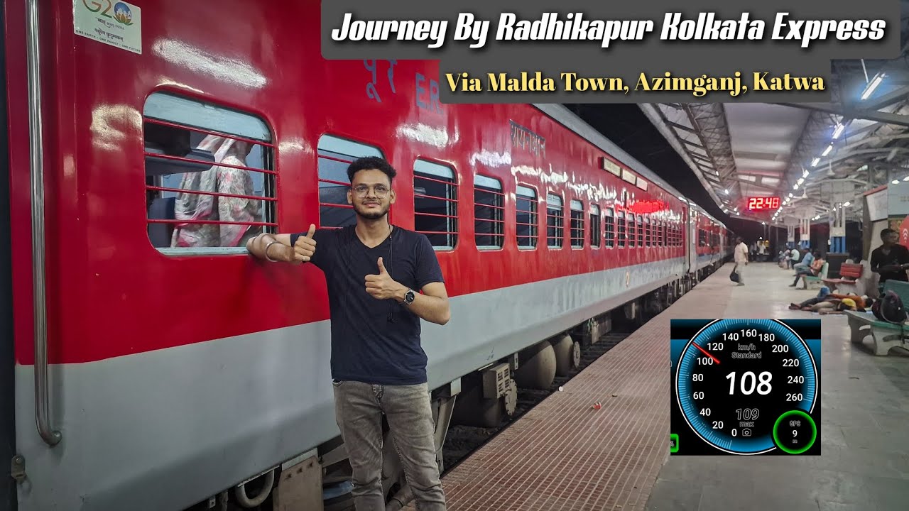Onboard Radhikapur Kolkata Express Sleeper Class Journey *Top Class ...