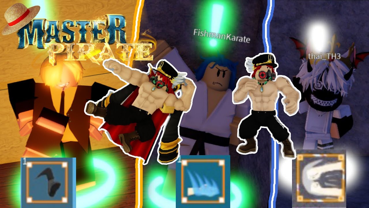 Os estilos de LUTA da atualização [2.5] do Master Pirates - Roblox ...