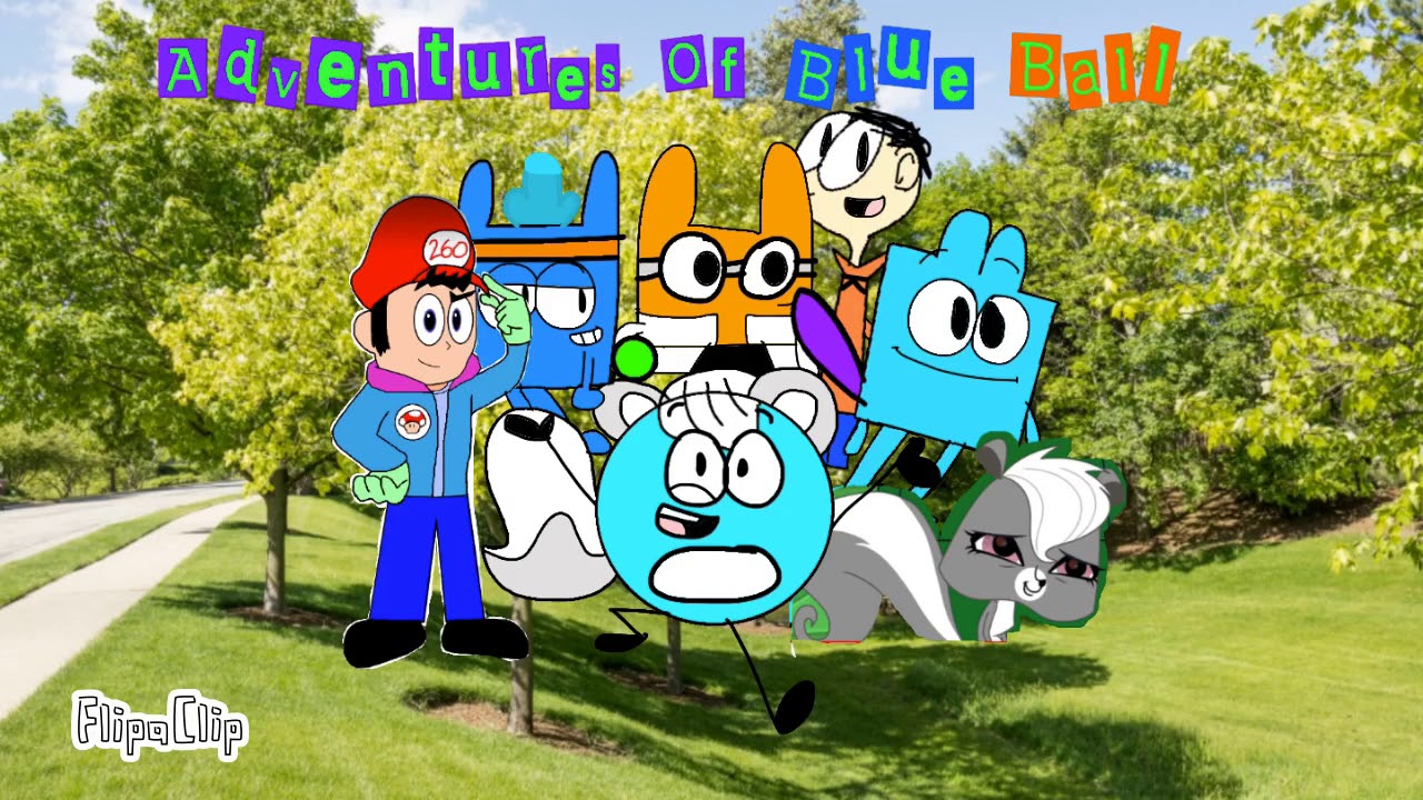 The Official "Adventures Of Blue Ball" Series Poster - YouTube
