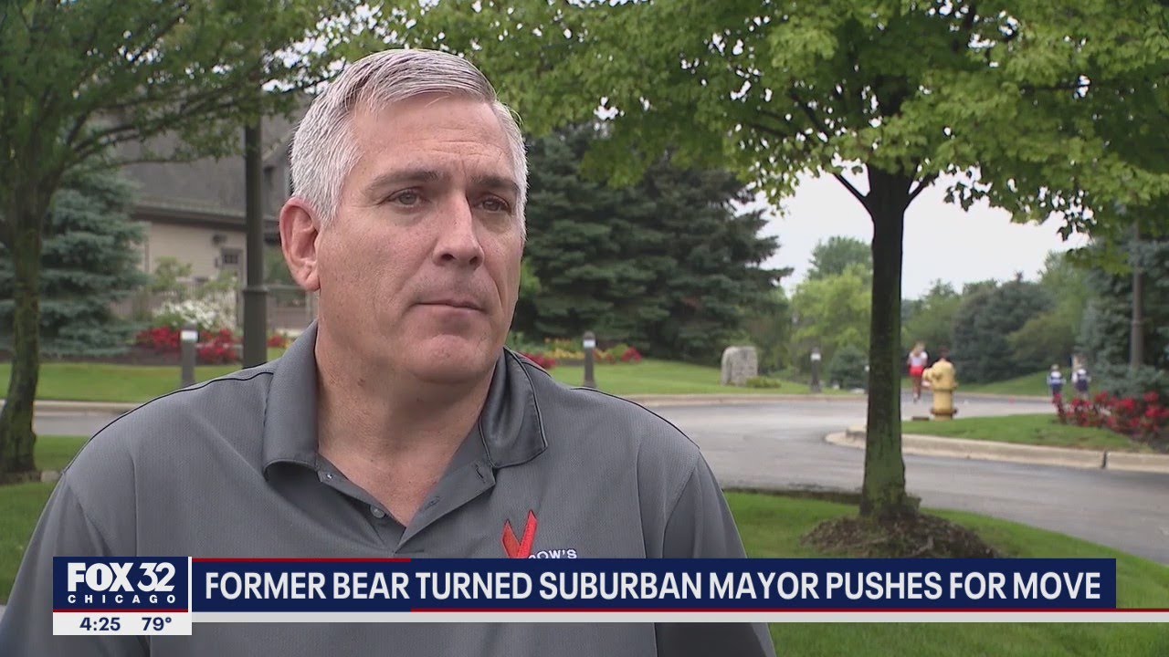Former Bears player turned suburban mayor wants Chicago team to move to ...