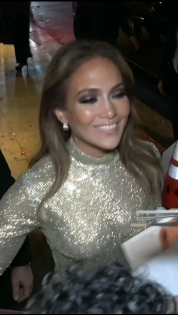 Jennifer Lopez with the Maverick Award for “Unstoppable” at IndieWire ...