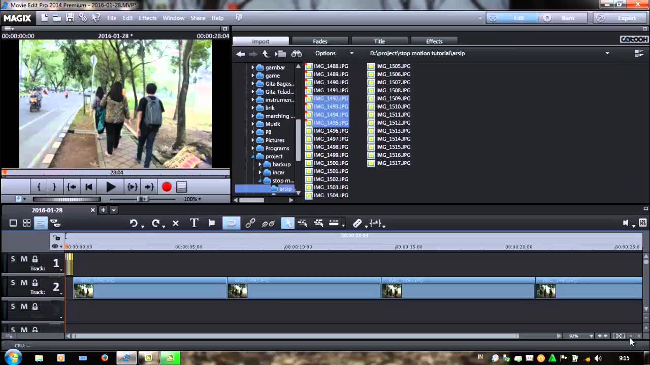 Tutorial Stop Motion dengan Magix Movie Edit Pro 2014 - YouTube