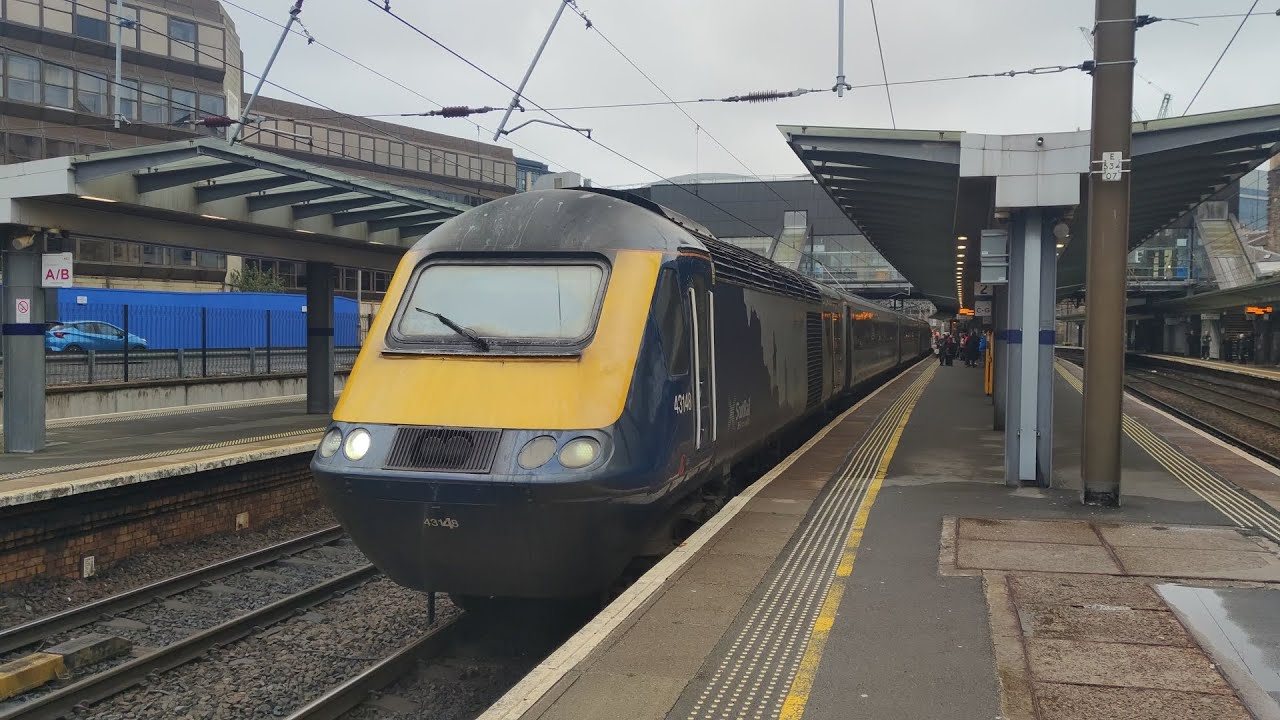 ScotRail Class 43 departing Haymarket - YouTube