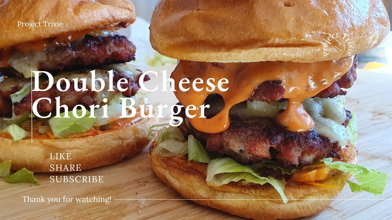 Double Cheese Chori Burger 🍔 - YouTube