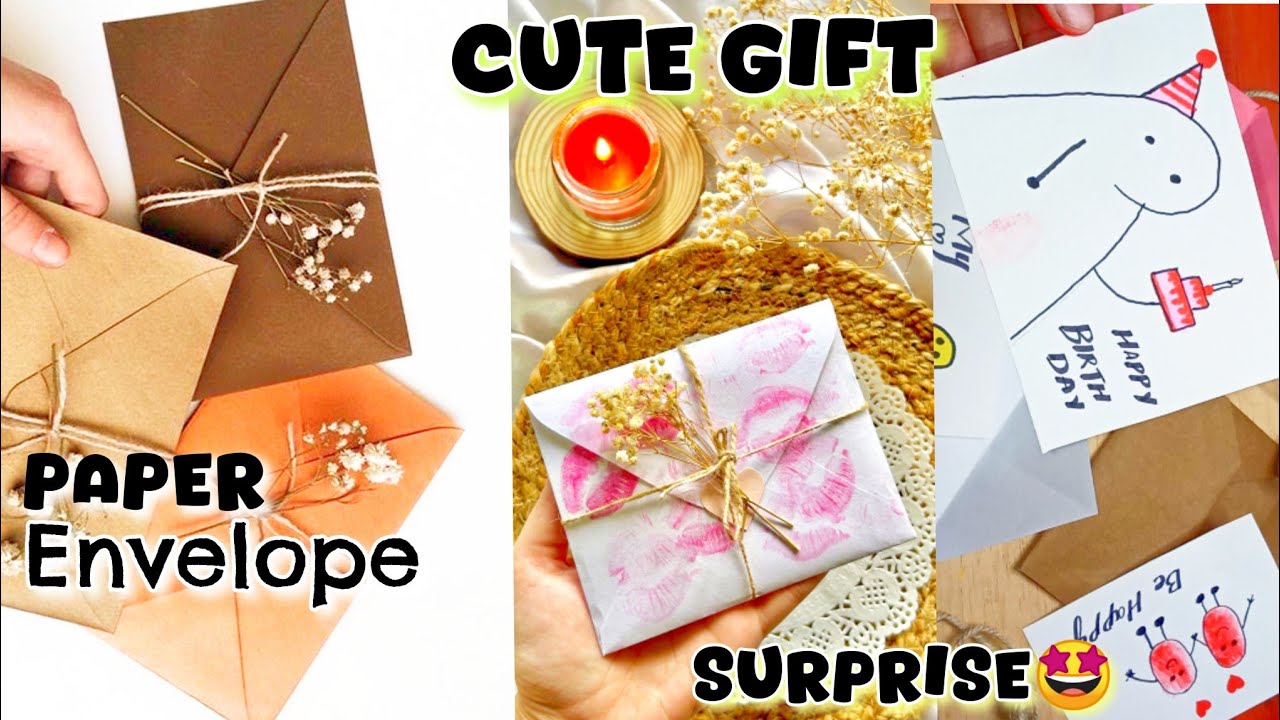 Easy DIY Paper Envelope | Paper Envelope | @artcraftbyfiza7854 - YouTube