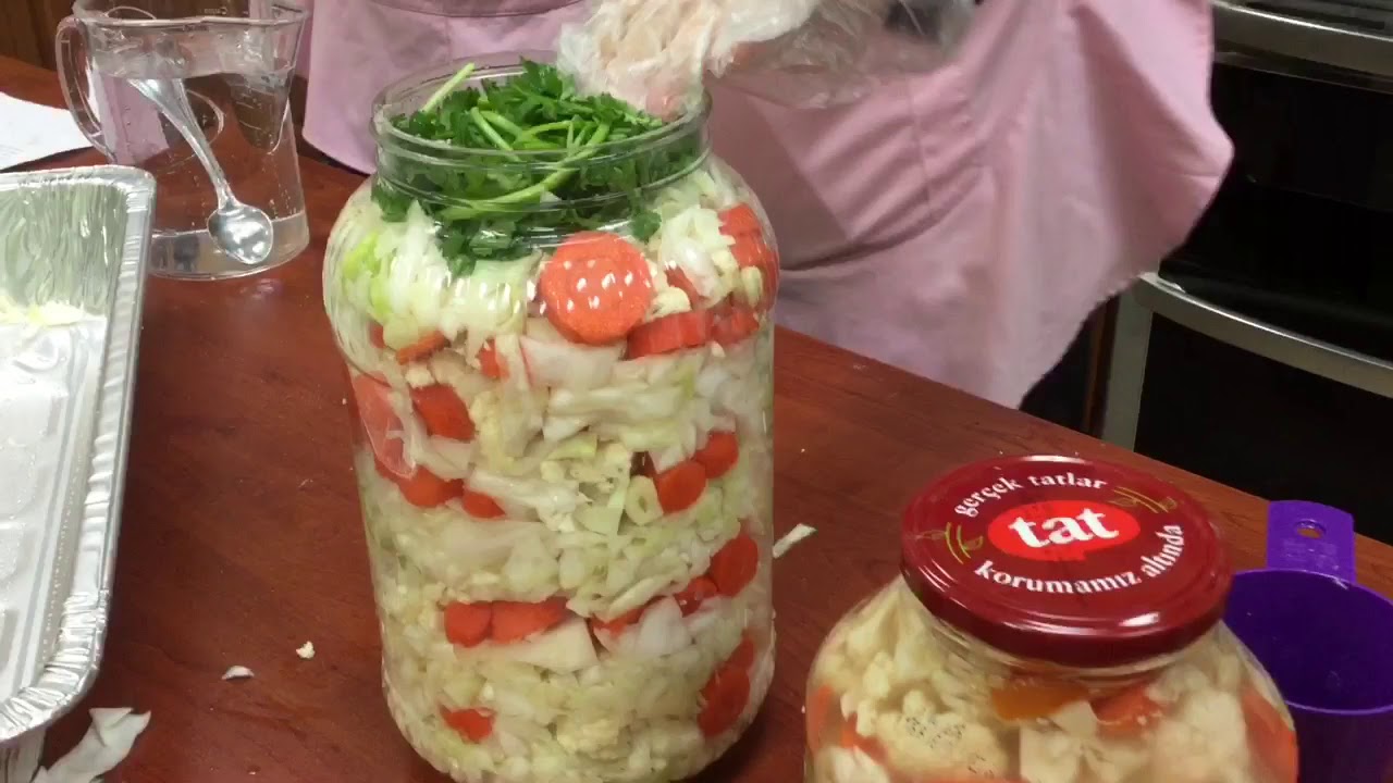 Tursu | Turkish Pickled Vegetables - YouTube