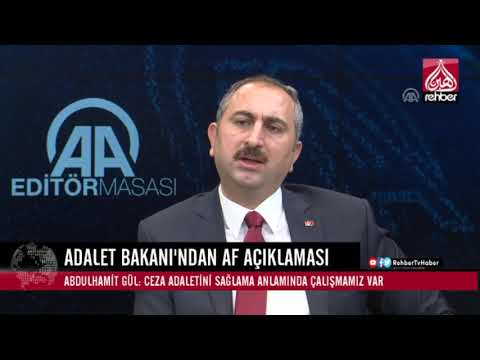 ADALET BAKANINDAN AF AÇIKLAMASI