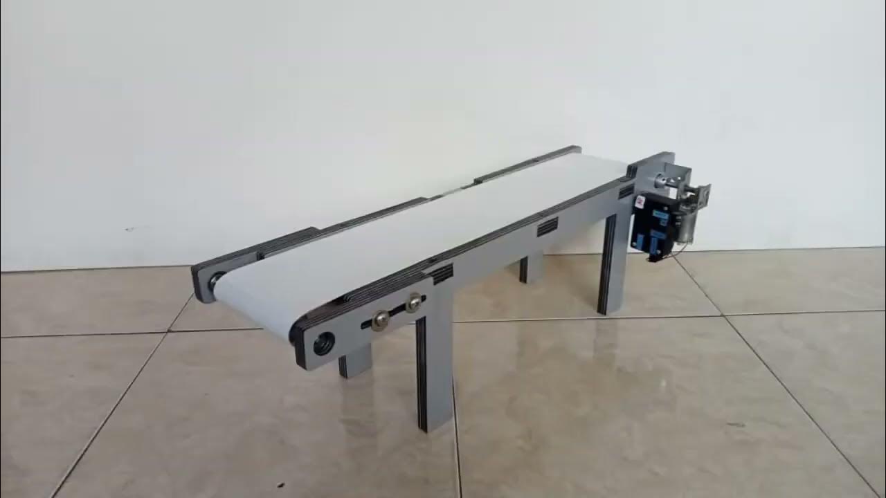 Mini Konveyor with Motor DC Geared Support Arduino dan PLC hub WA ...