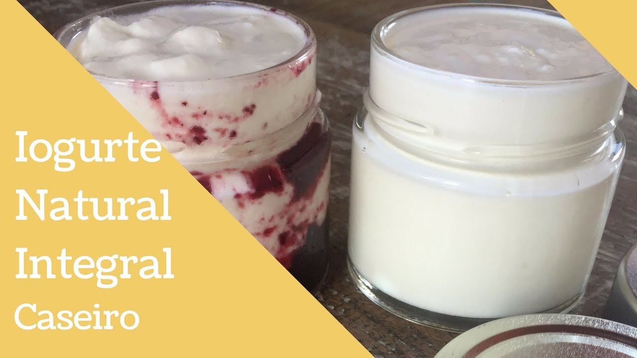 Iogurte Natural Integral | Receita Low Carb | Djulye - YouTube