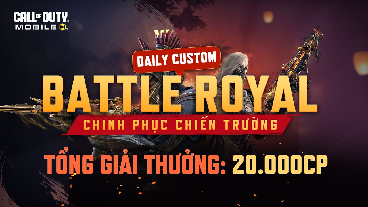 CALL OF DUTY : MOBILE | DAILY CUSTOM - BATTLE ROYALE - YouTube