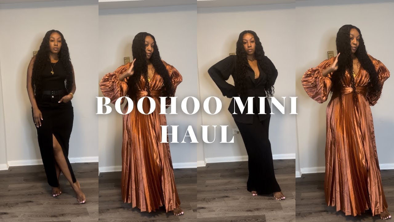 BOOHOO MINI HAUL - YouTube