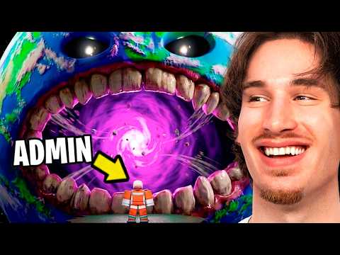 Using ADMIN to DRILL to the CENTER of the EARTH in Roblox!