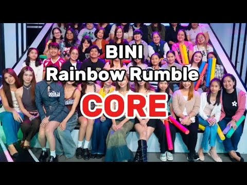 BINI RAINBOW RUMBLE CORE | BINI PH - YouTube