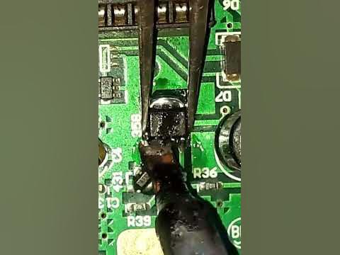 How to remove smd ic usig soldering iron #youtubeshorts #shorts # ...