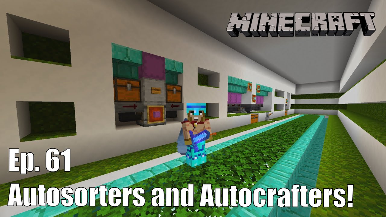 ClockCraft Ep. 61 - Autosorters and Autocrafters! - YouTube