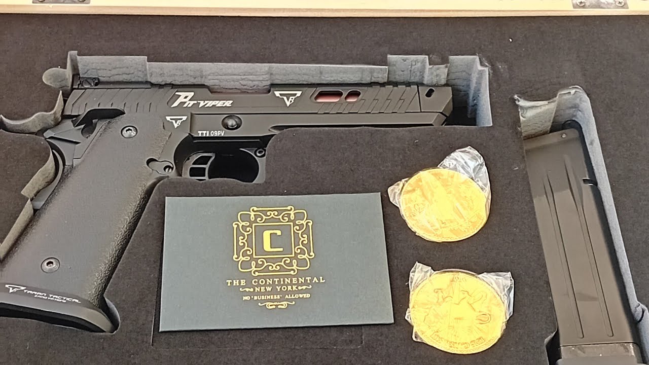 TARAN TACTICAL PIT VIPER 6MM AIRSOFT JOHN WICK CONTINENTAL SET review ...
