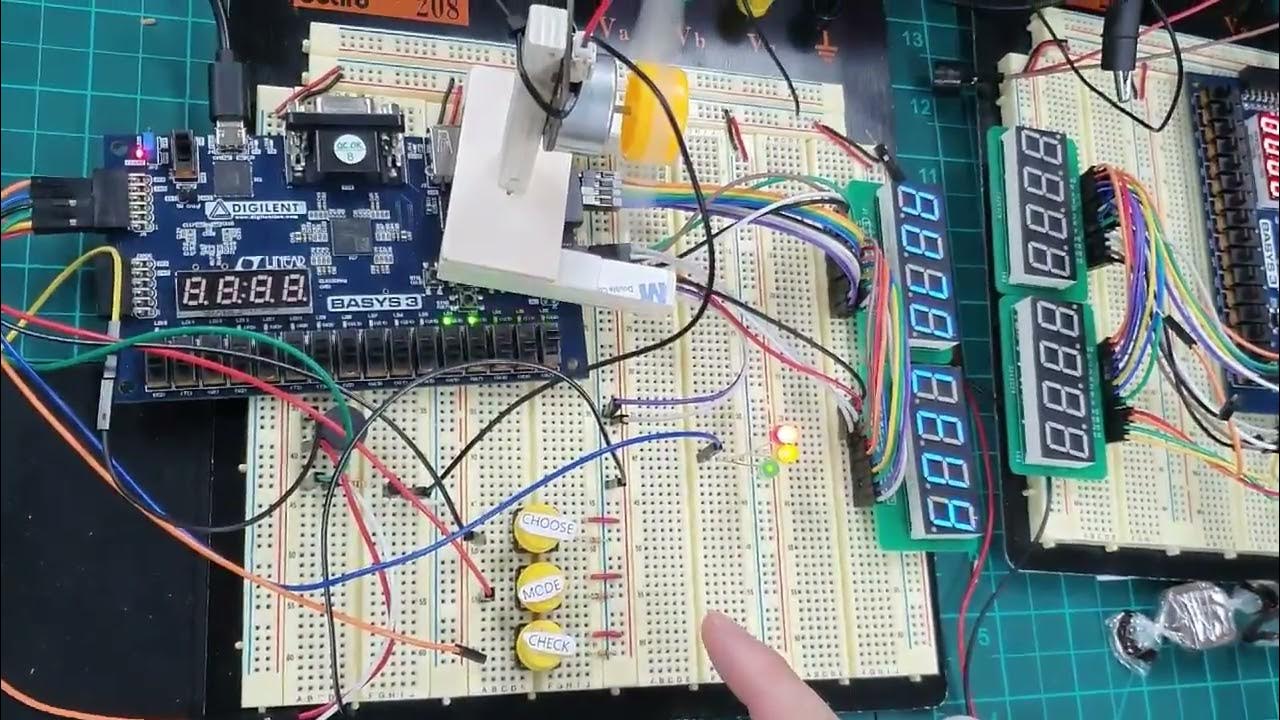 [FPGA] MiniProject - 선풍기 - YouTube