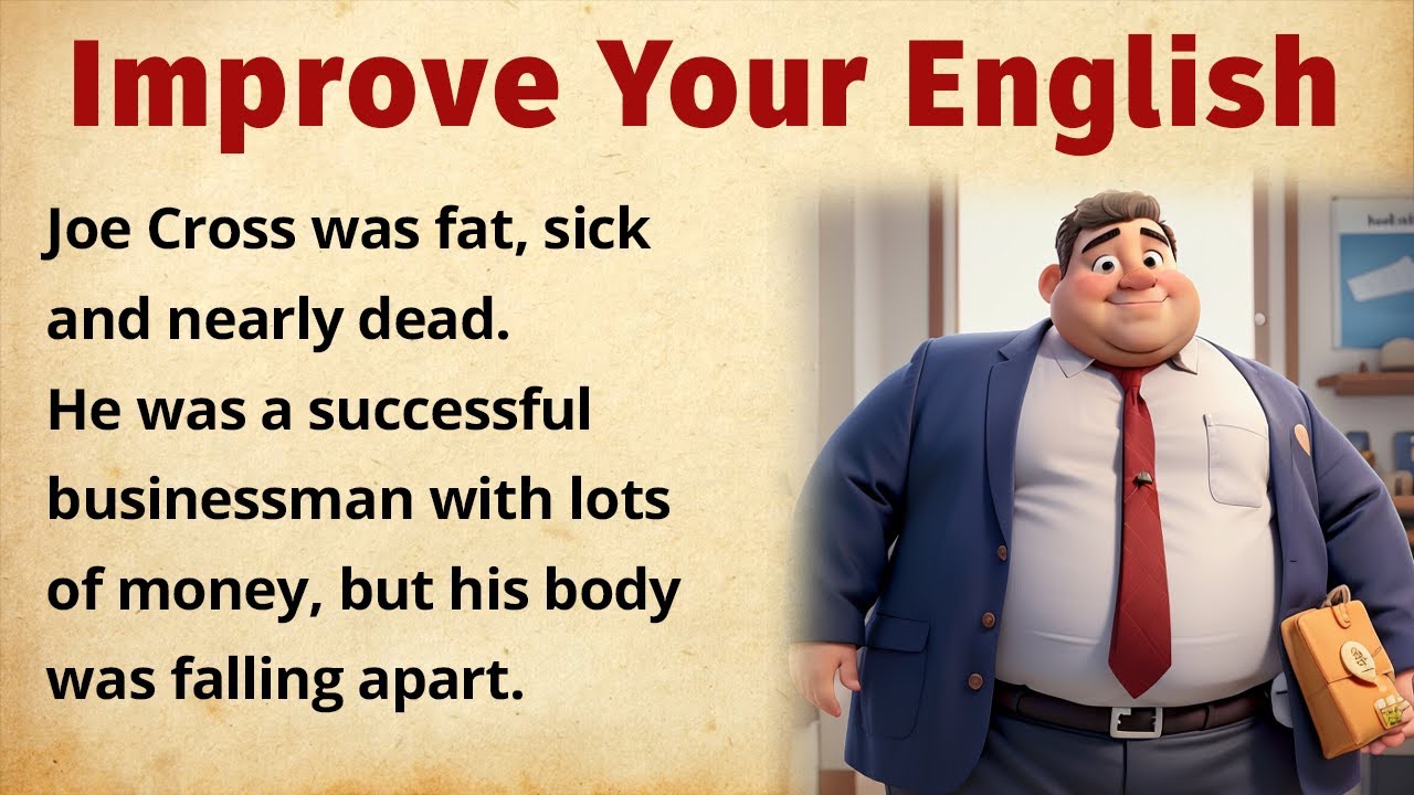 Learn English Through Story⭐Successful Fat man | Reading & Listening ...