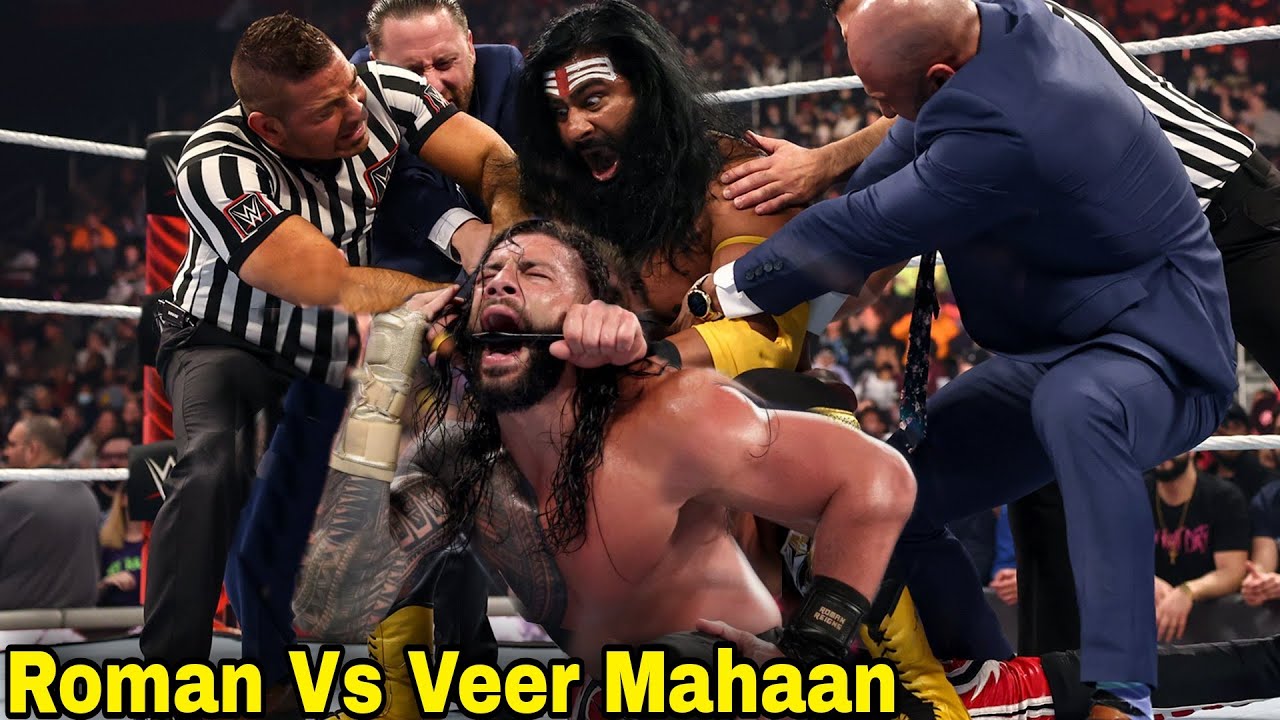 Veer Mahaan Vs Roman Reigns WWE Raw 2022 - YouTube