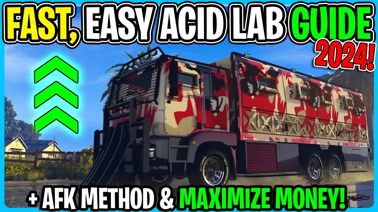 How To Use The Acid Lab In GTA 5 Online To MAXIMIZE MONEY! (Easy Acid ...