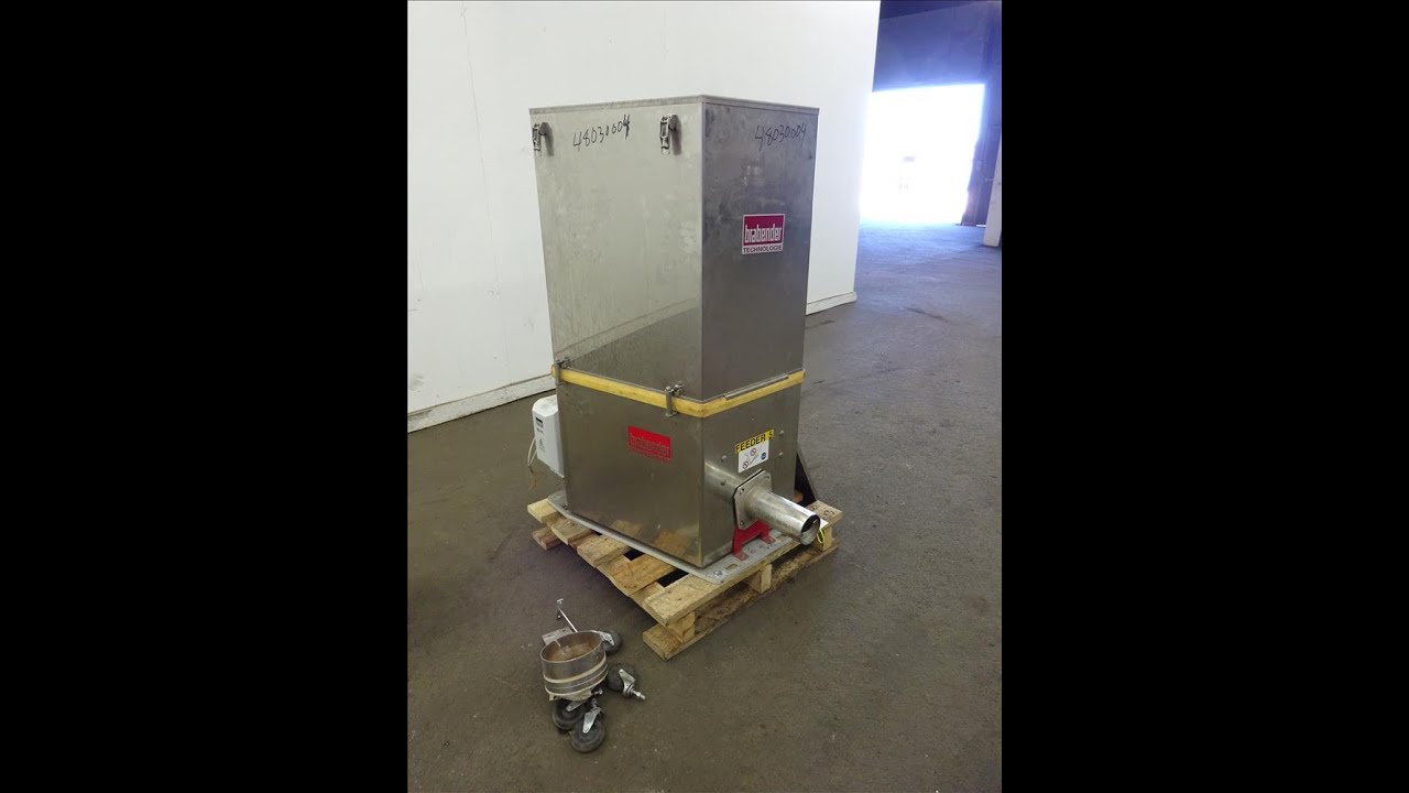 Used- Brabender Technologie Flexwall Loss-In-Weight Feeder - stock ...