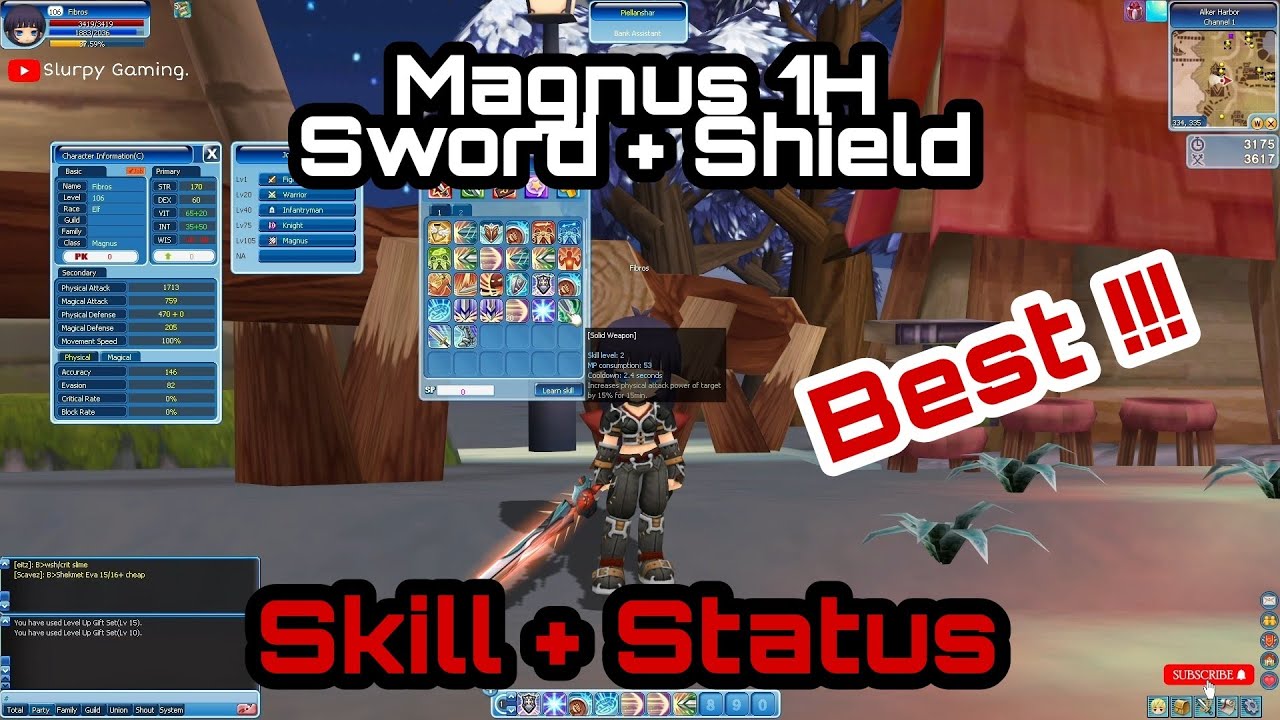 Best Magnus 1H Shield Guide - Celestia Luna Online - YouTube