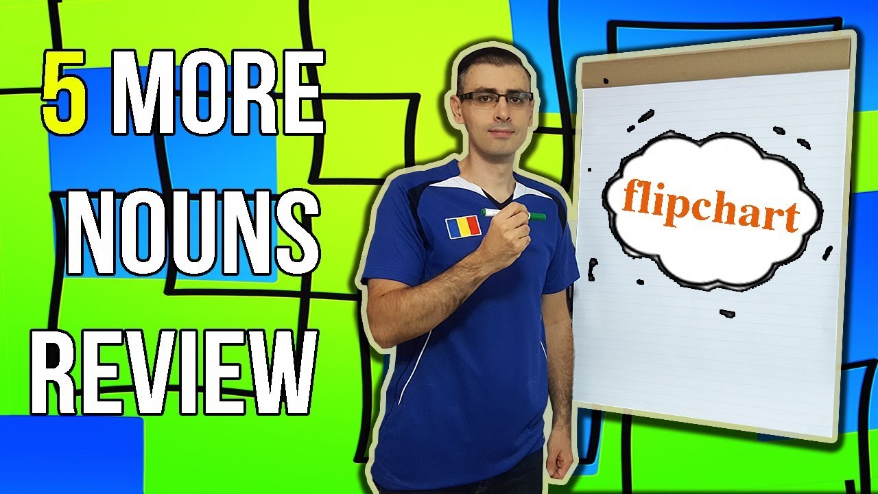 5 MORE NOUNS REVIEW | Romanian Flip Chart Lesson #33 - YouTube