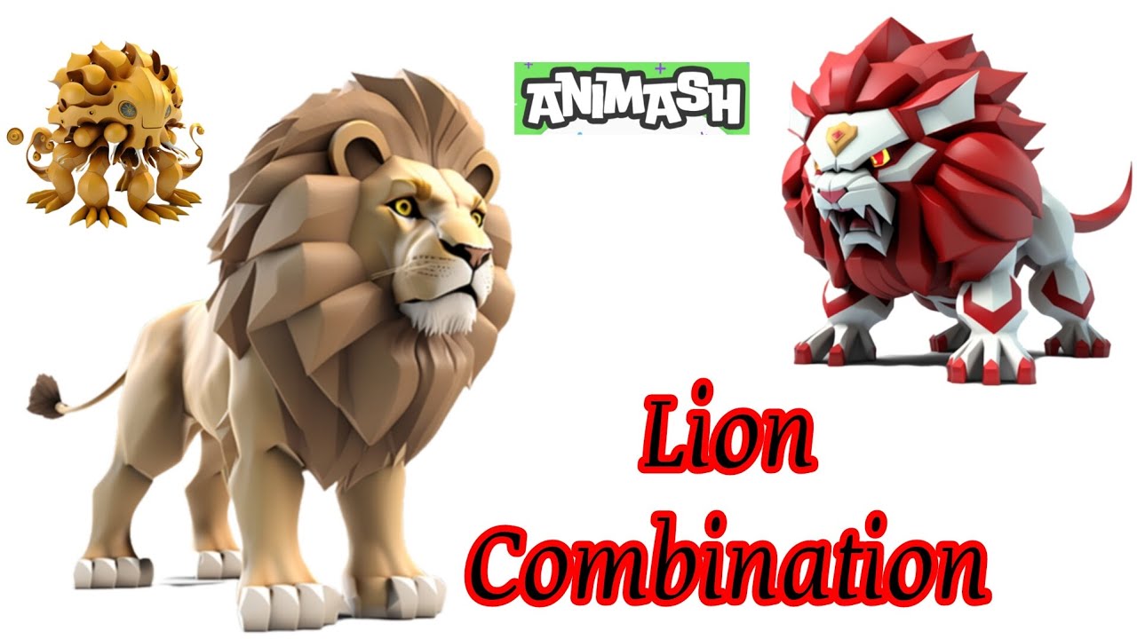 Animash Lion Combination with 23 different Characters #viralvideo # ...