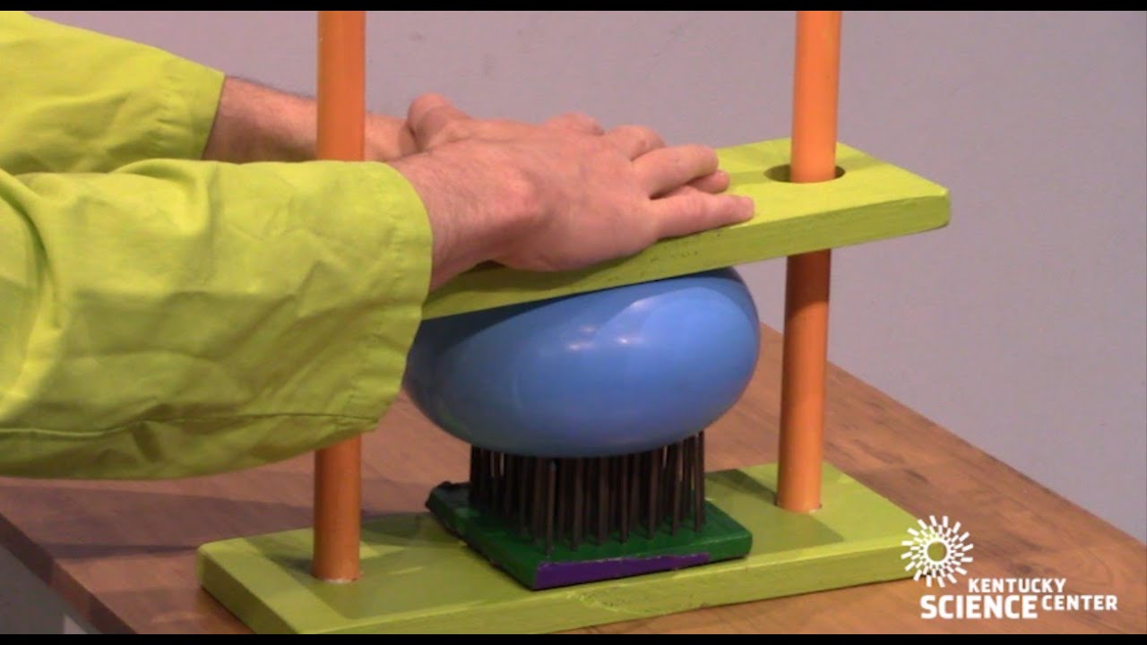 Balloons and Nails with Kentucky Science Center - YouTube