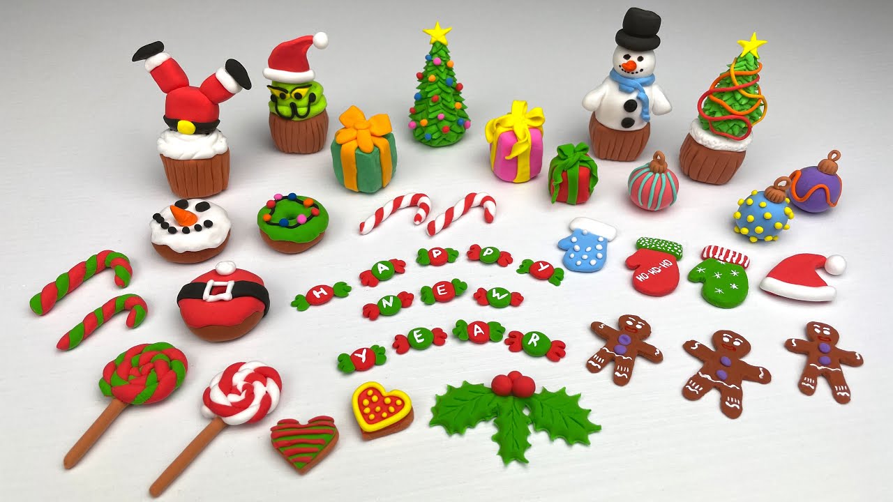 How to Make Polymer Clay Miniature Christmas Toys | DIY Tutorial ...