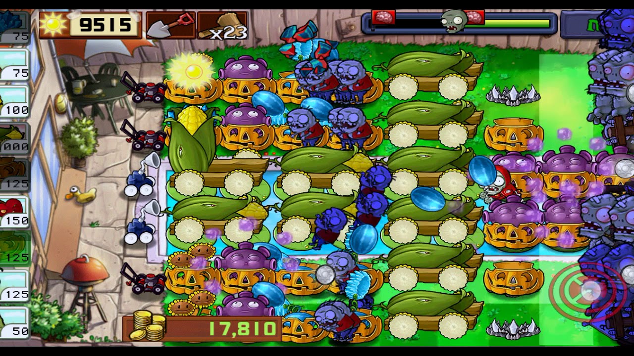 Plants V.S Zombies Survival Endless Unbreakable Strategy Using Cob ...
