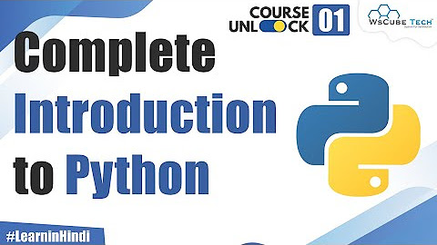 Complete Python Tutorial for Beginners to Advanced in Hindi 🔥 - YouTube