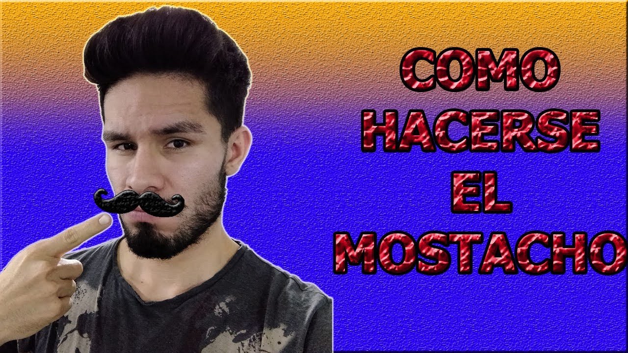 Cómo hacerse el mostacho (de barba de vagabundo a refinado) - YouTube