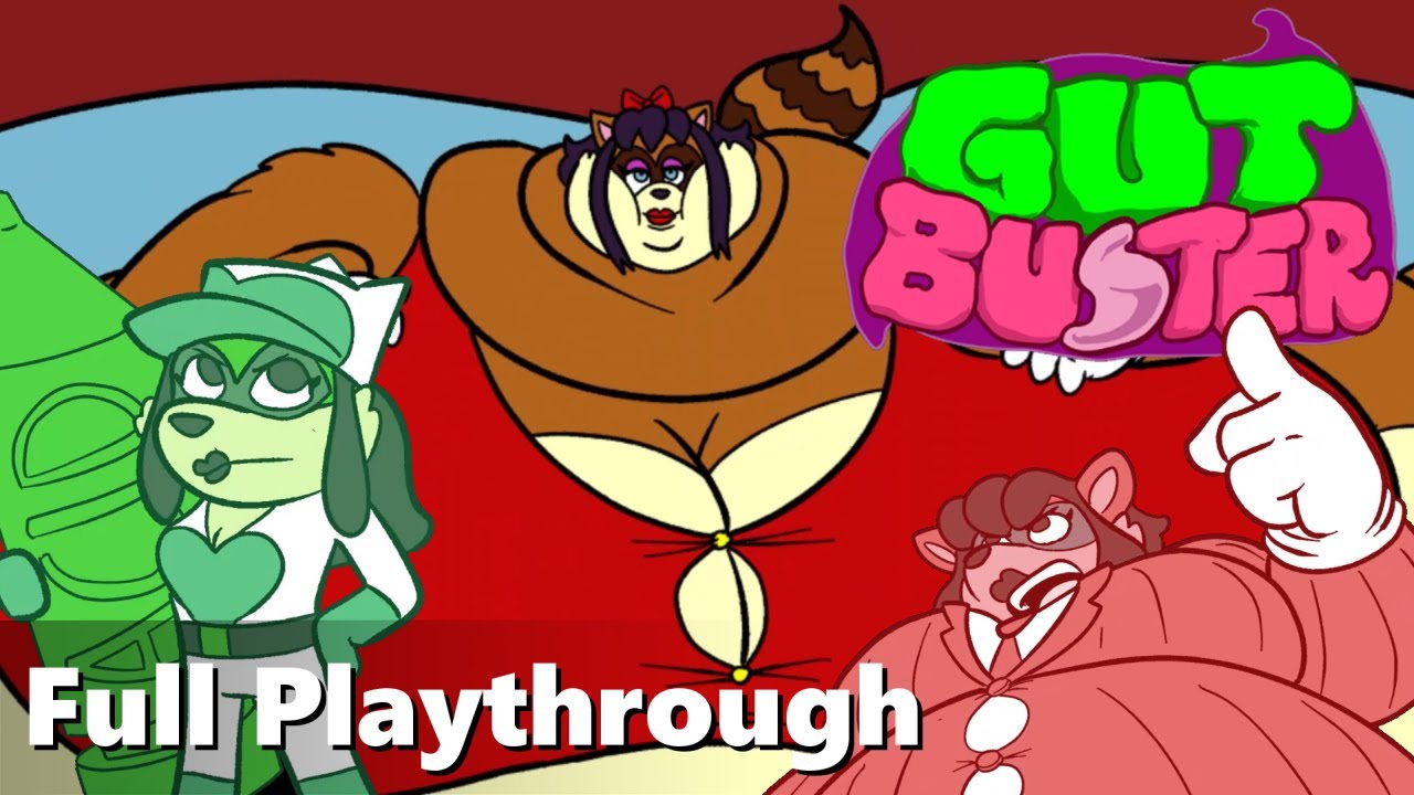 GutBuster (Full Playthrough) - Weight Gain Game - YouTube