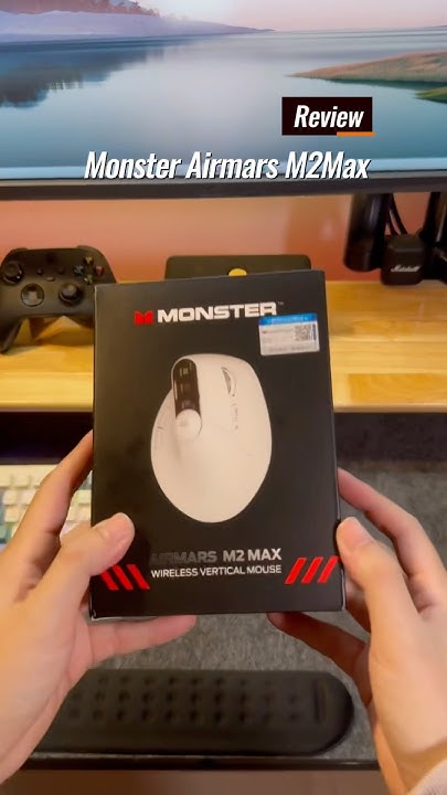 Monster Airmars M2 Max #เมาส์ไร้สาย #เมาส์ทํางาน #เมาส์ #โต๊ะคอม #โต๊ะคอมพิวเตอร์ #อุปกรณ์ไอที ...