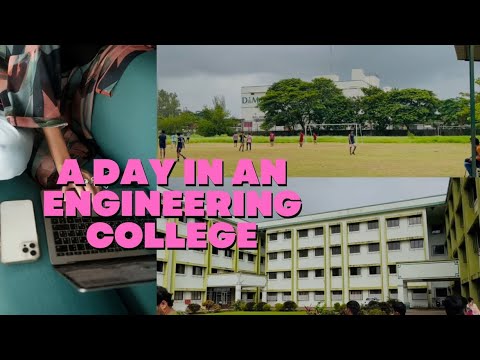 A Day in an Engineering🧑‍💻College||Theem College||College Vlog # ...