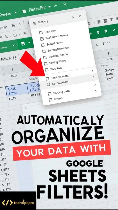 Automatically Organize Your Data with Google Sheets Filters! 🔍 - YouTube