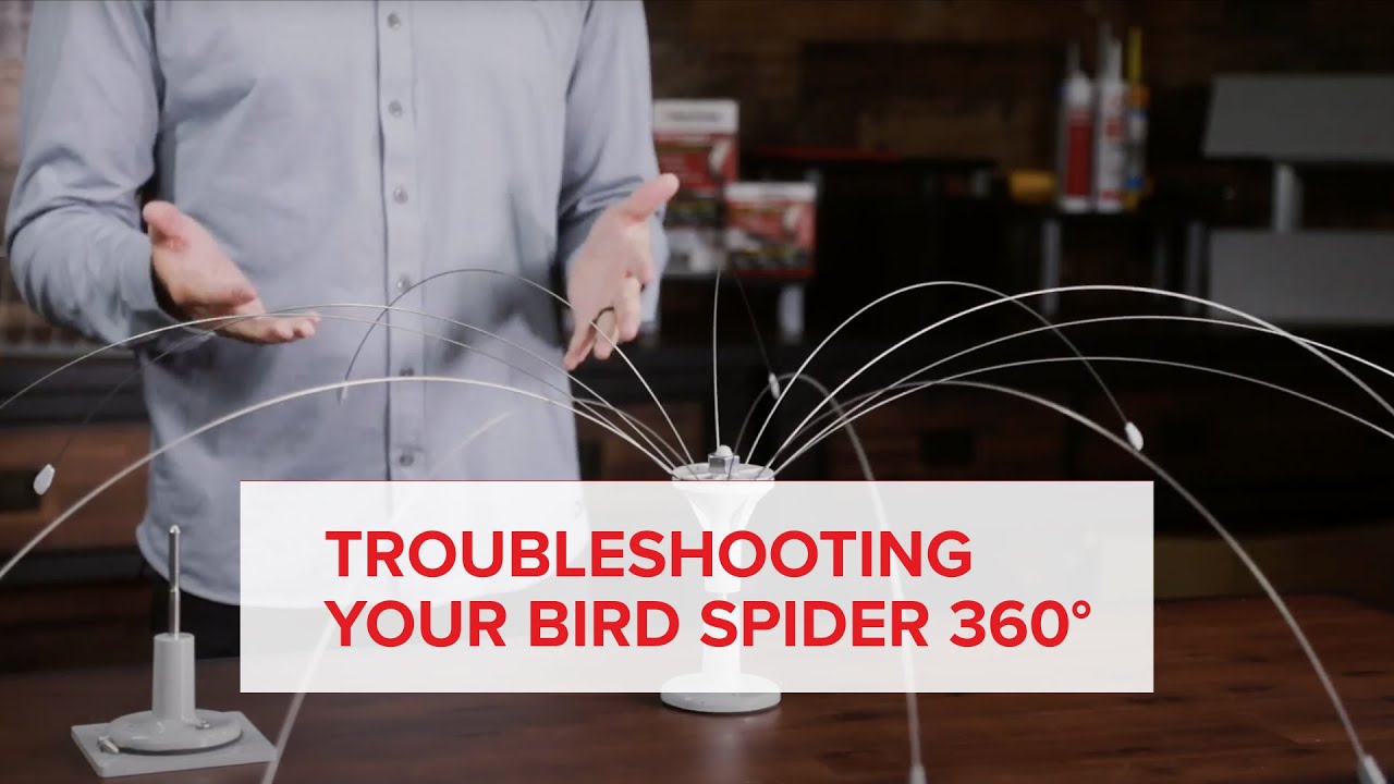 Troubleshooting Your Bird Spider 360 | Bird B Gone - YouTube